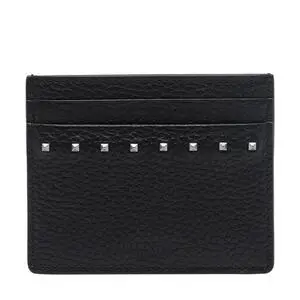 Valentino Garavani Rockstud Cards Holder - Black