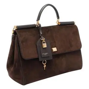 Dolce & Gabbana My Sicily Suede Handbag
