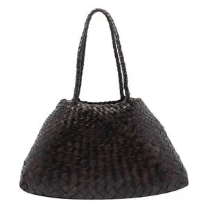 Dragon Diffusion Santa Croce Leather Shoulder Bag - Brown