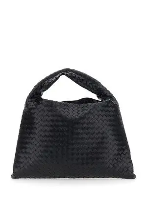 Bottega Veneta Leather Shoulder Bag - Black
