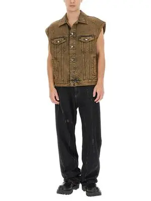 Dolce & Gabbana Denim Vest - Multicolor