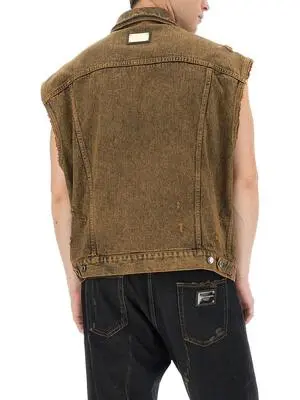 Dolce & Gabbana Denim Vest - Multicolor