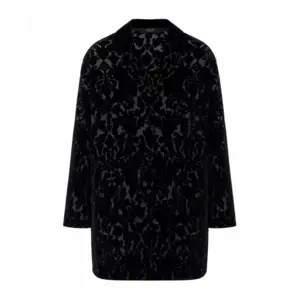 Gucci Floral Devore' Velour Shirt - Black