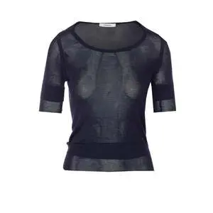 LEMAIRE Seamless Trompe L'oeil T-shirt - Blue