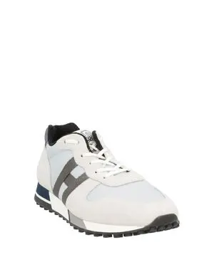 Hogan Leather And Textile Fibers Sneakers