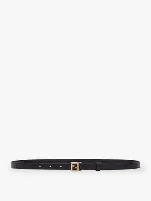 Fendi Leather Belt - Black