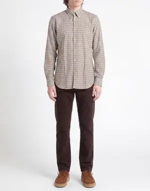 Boglioli Shirt Khaki Size Cotton