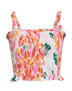 Poupette St Barth Cotton Shirred Top