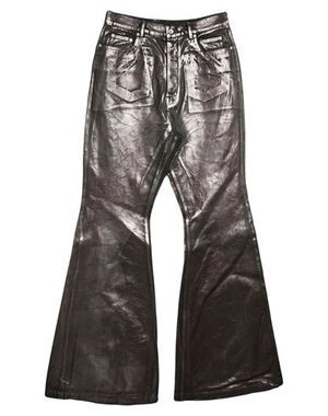 Rick Owens Jeans Bronze Size Cotton - Yellow