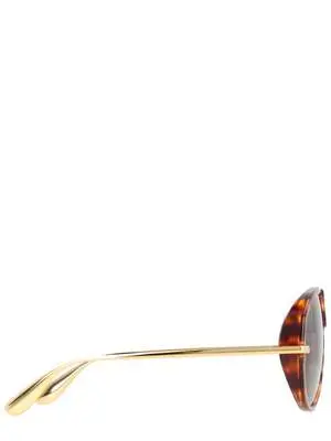 Bottega Veneta Aviator Sunglasses - Brown