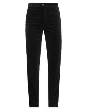 120% Lino Pants Size Cotton, Elastane - Black