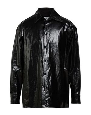 MAISON MARGIELA Shirt Size Linen, Polyurethane