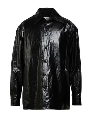 MAISON MARGIELA Shirt Size Linen, Polyurethane