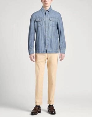 MOORER Denim Linen Overshirt
