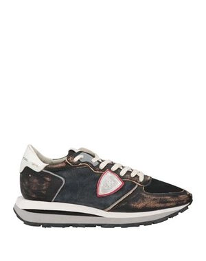 Philippe Model Sneakers Size Leather, Textile Fibers - Black
