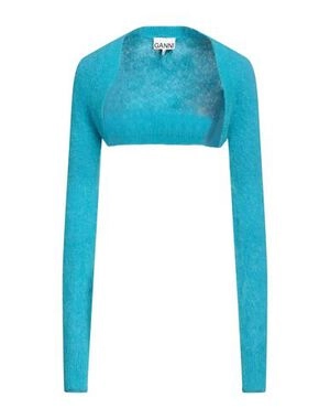 GANNI Alpaca Wool Blend Shrug