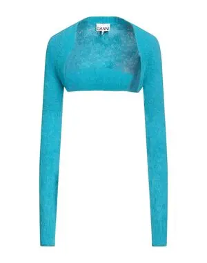 GANNI Alpaca Wool Blend Shrug