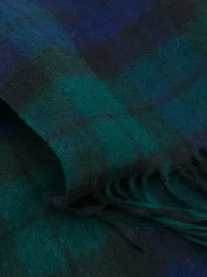 Barbour Tartan Wool And Cashmere Scarf New Check