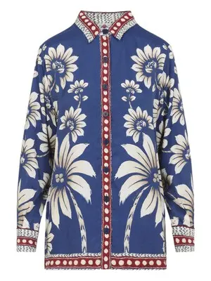 Farm Rio Luna Pajama Shirt