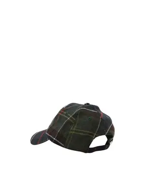 Barbour Check Baseball Cap