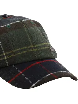 Barbour Check Baseball Cap