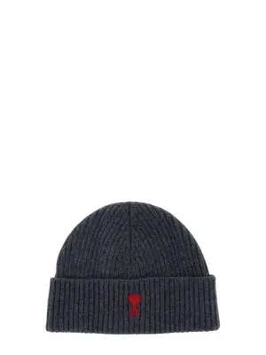 AMI Paris Wool Hat - Grey