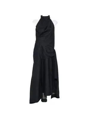 Zimmermann Valiant Denim Draped Dress