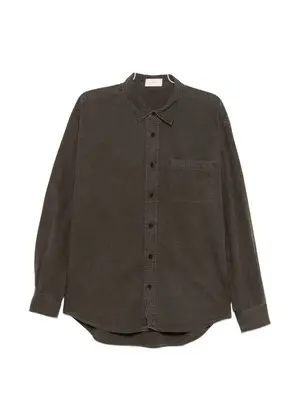 THE ROW Sadel Cotton Shirt - Grey