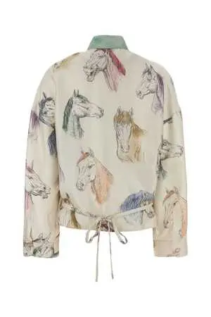 Moschino Printed Silk Shirt