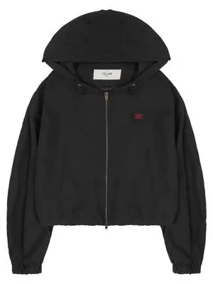 Celine Nylon Windbreaker - Black