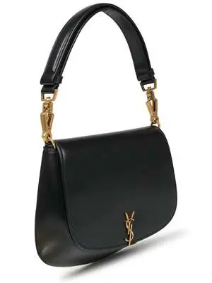 Saint Laurent Leather Mini Voltaire Handbag