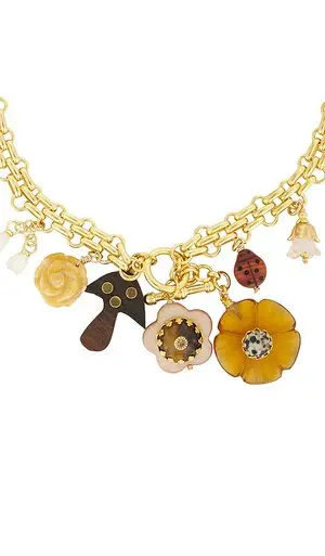 Brinker & Eliza Desert Bloom Necklace In Multi