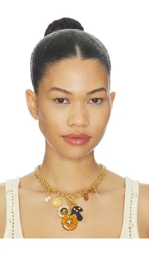 Brinker & Eliza Desert Bloom Necklace In Multi