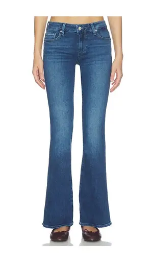 Paige Laurel Canyon Bootcut Jeans In Blue