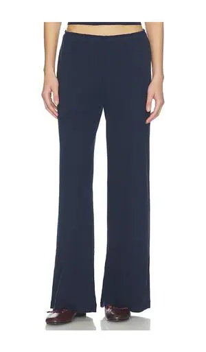 VIR VITA Hilda Pointelle Pant In Navy