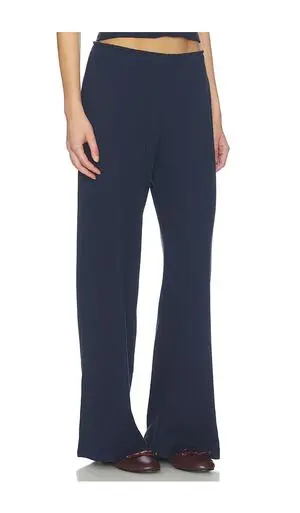 VIR VITA Hilda Pointelle Pant In Navy