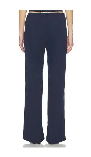 VIR VITA Hilda Pointelle Pant In Navy