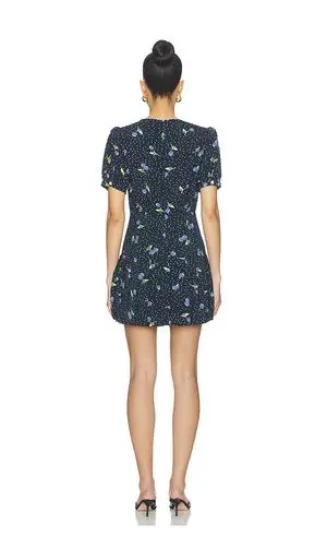 Astr The Label Brenlee Dress In Navy
