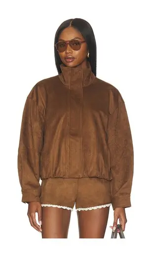 Astr The Label Cooper Jacket - Chestnut