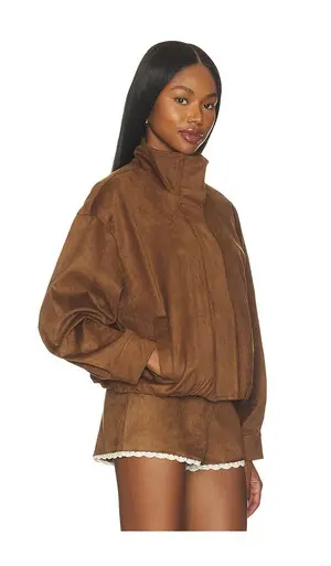 Astr The Label Cooper Jacket - Chestnut