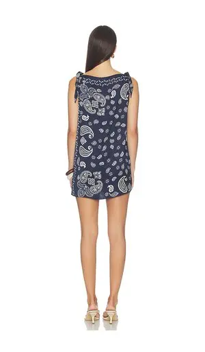Rococo Sand Knotted Shoulder Detail Mini Dress