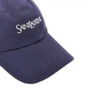 Saint Laurent Embroidery Baseball Cap