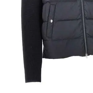 Herno Padded Nylon And Wool Cardigan