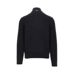 Herno Padded Nylon And Wool Cardigan