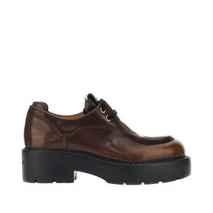 Miu Miu Fume Leather Lace Up Shoes