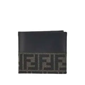 Fendi Ff Jacquard Bi-fold Wallet