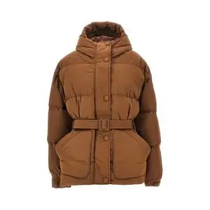 IENKI IENKI Michlin' Belted Down Jackete - Brown