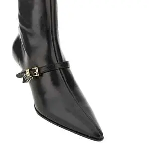 Prada Stretch Nappa Leather Ankle Boots