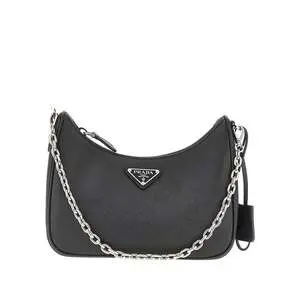 Prada Saffiano Leather Re-edition 2005 Bag - Black