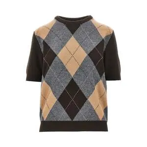Prada Cashmere Lozenge Sweater